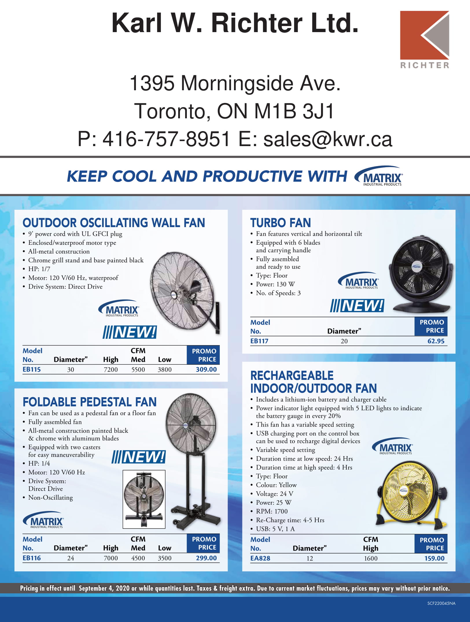 Karl W. Richter Ltd. Promotions